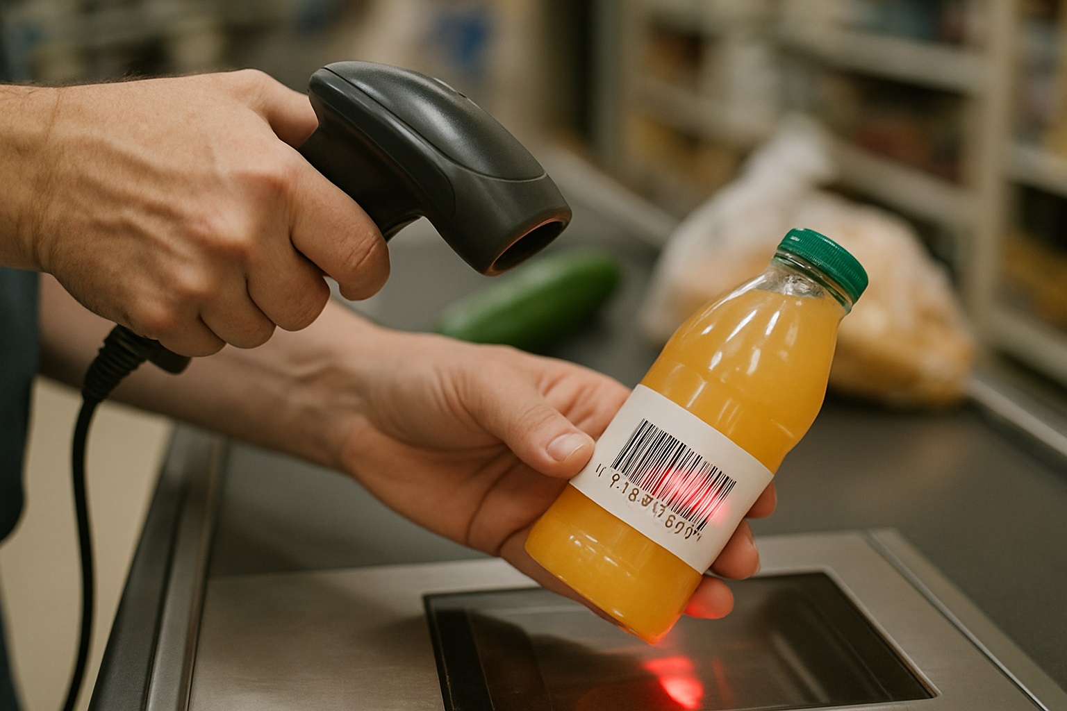 Código de barras para produtos no controle de validade